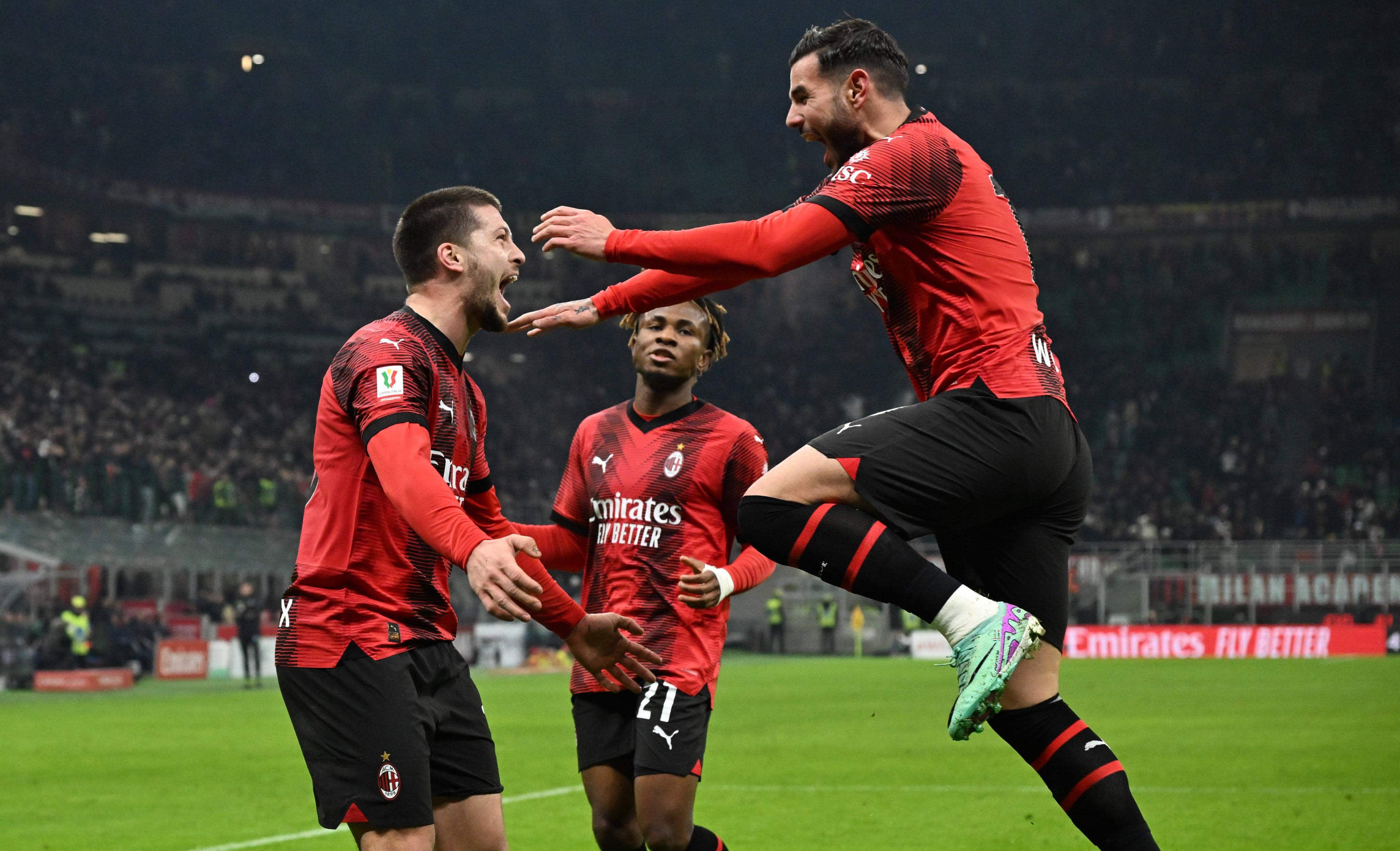 Coppa Italia, ottavi di finale: il 'baby' Milan batte il Cagliari 4-1 ...